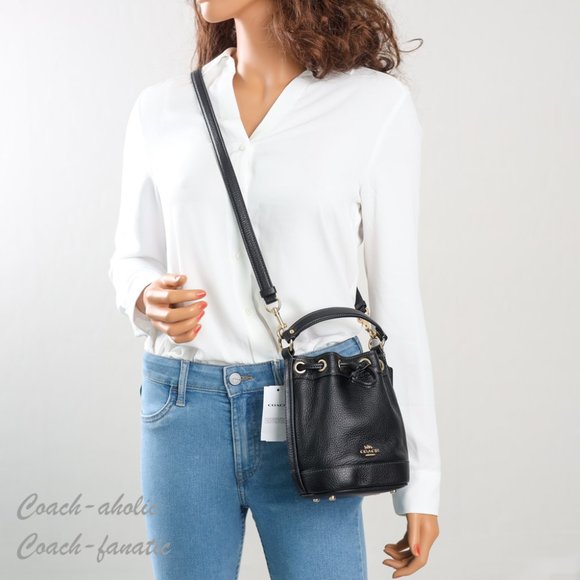 Coach | Bags | Nwt Coach Cn683 Dempsey Drawstring Bucket Bag 5 Refine ...